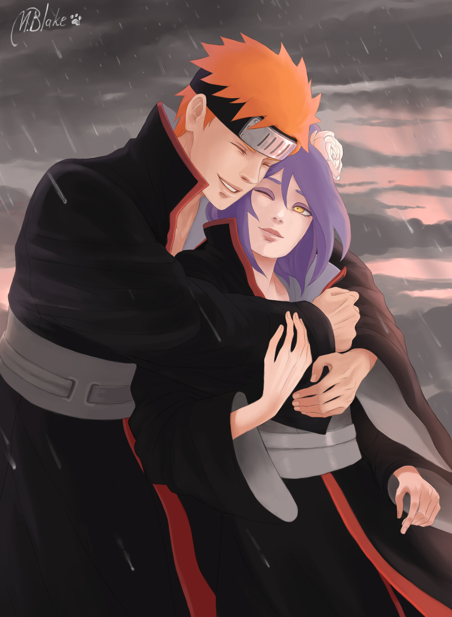 Konan And Yahiko Love Konan And Yahiko By XXMishabloodcontrolX On
