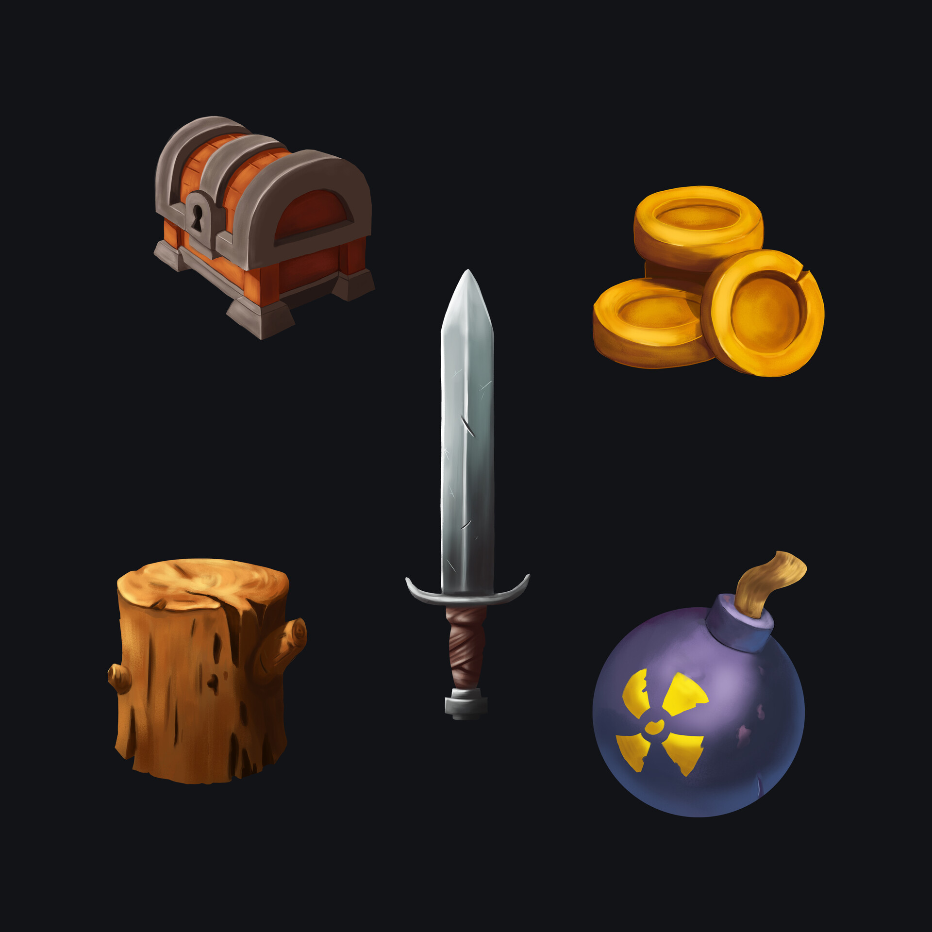 ArtStation - 2d game assets