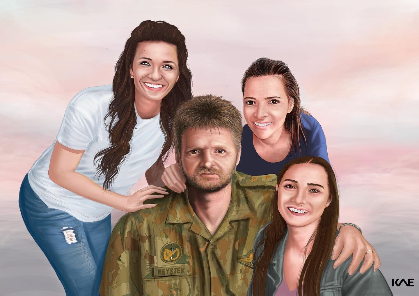 Lekae Combrinck-Nawa - Heystek Family Portrait