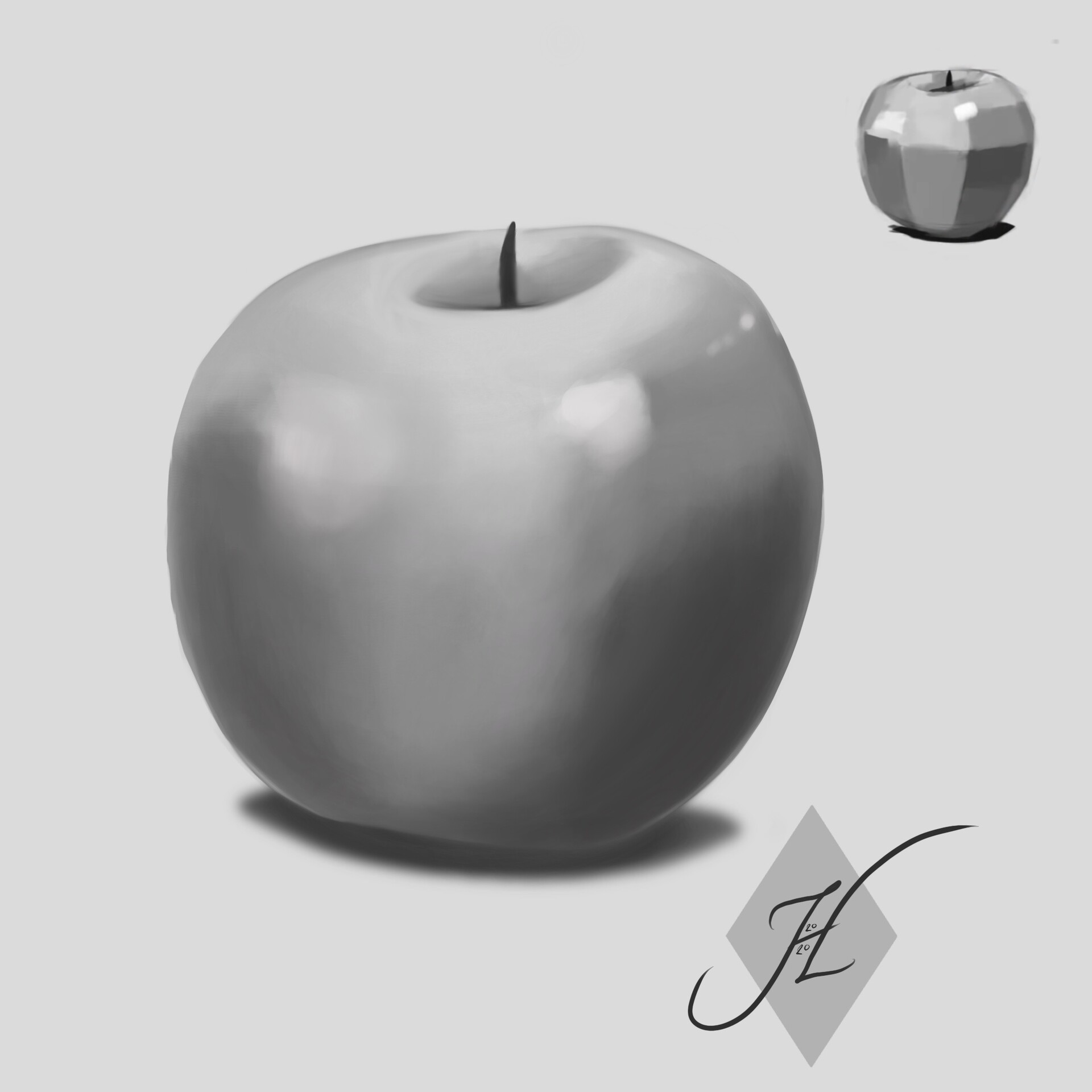 ArtStation - Apple Study