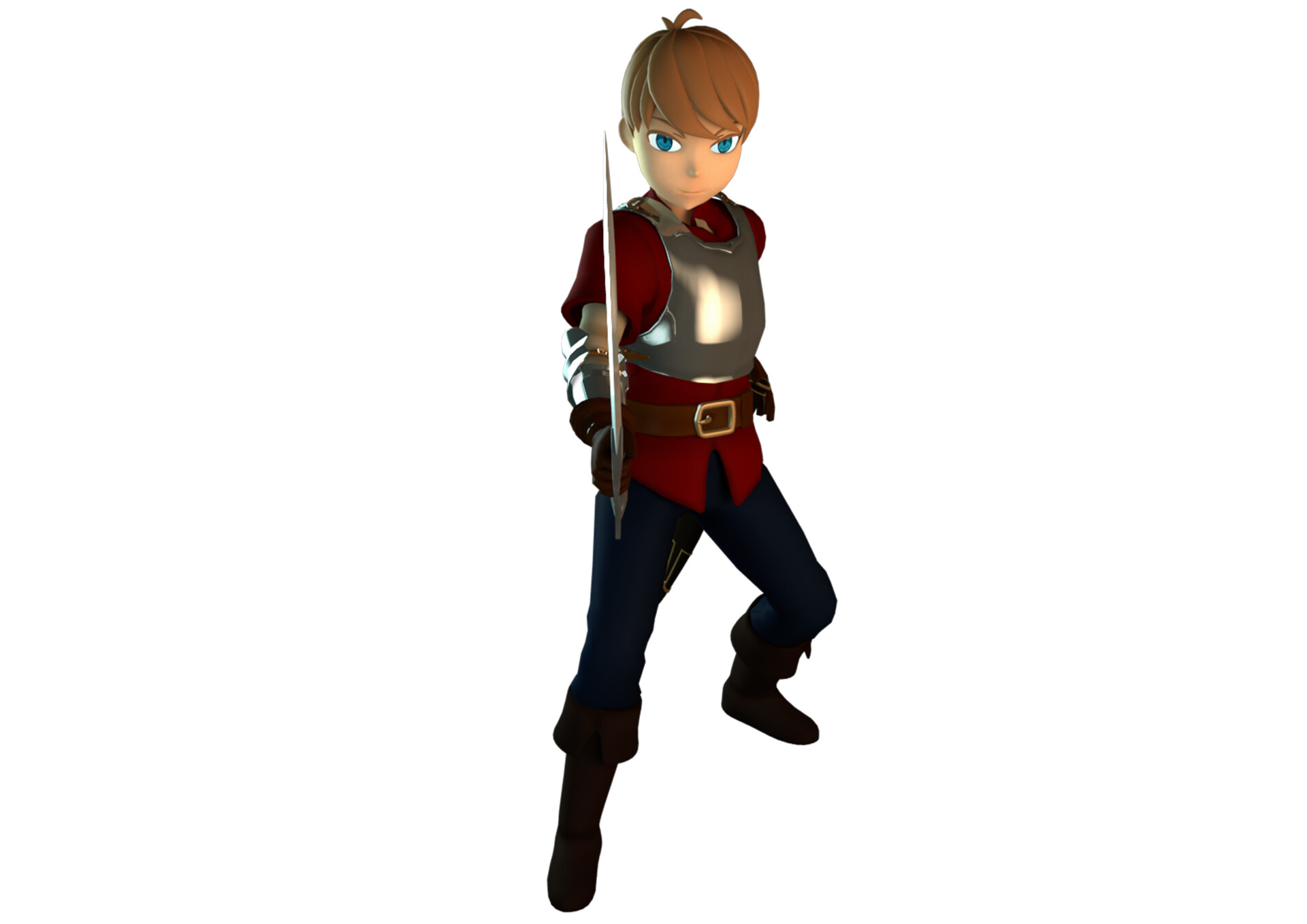 ArtStation - Original Character Pose Render