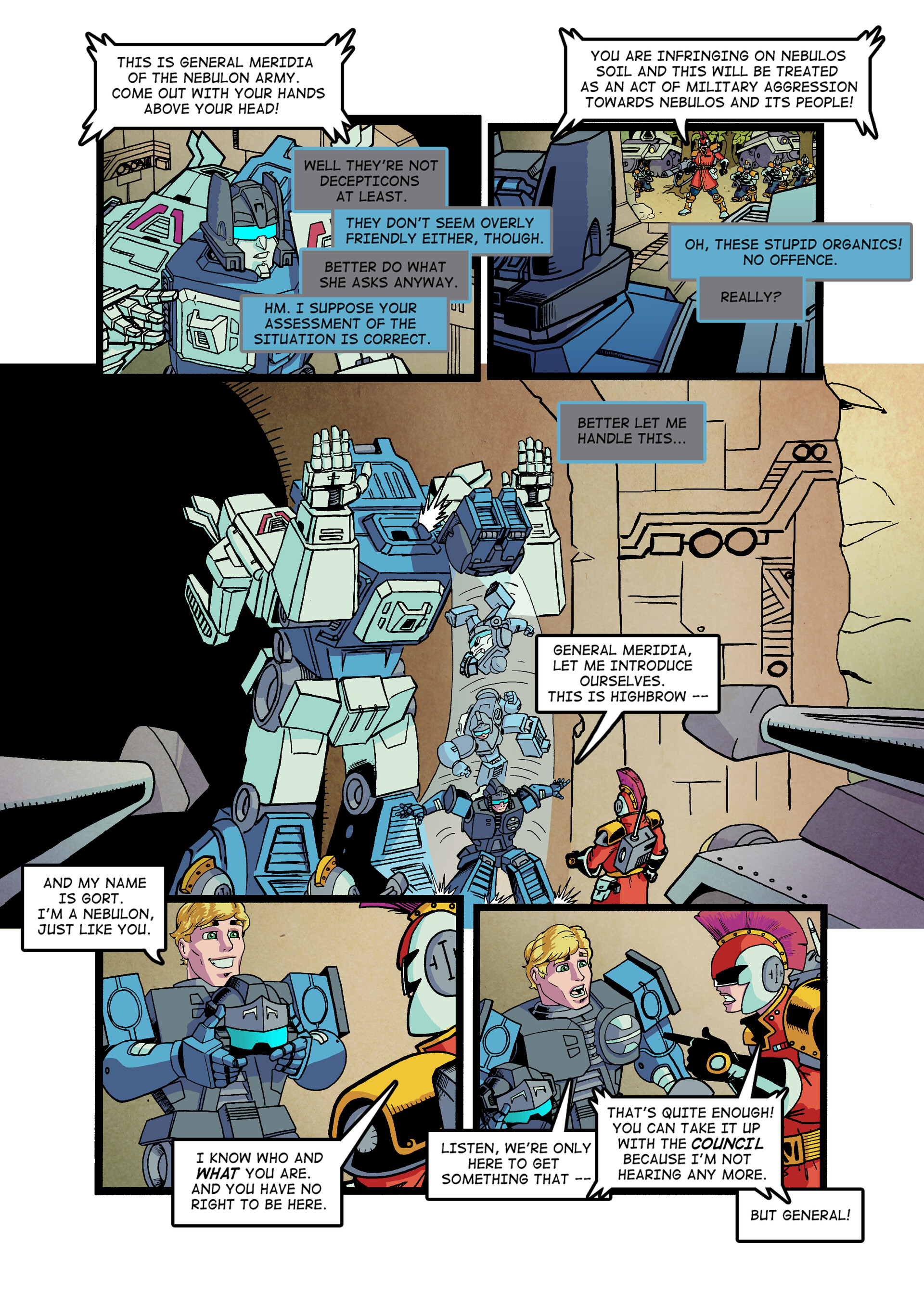 ArtStation - RetCon comic - Lettered, page 5