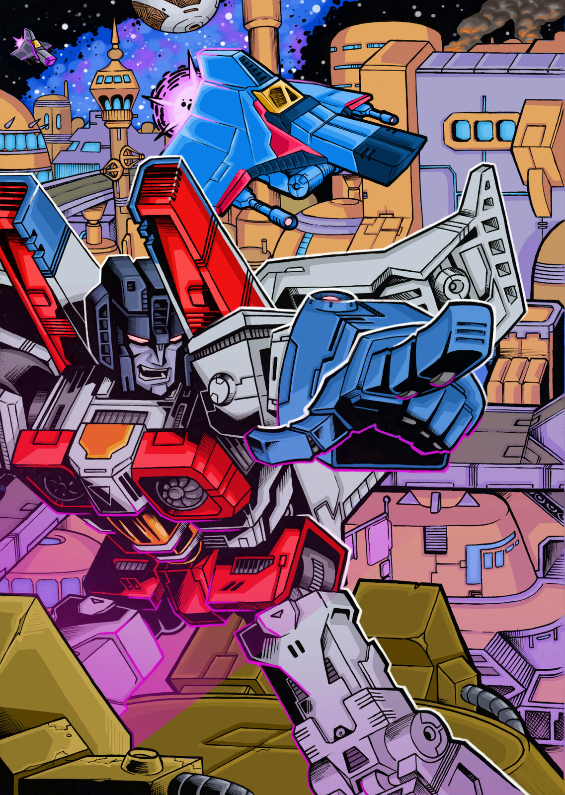 Nate Hammond - Transformers Fan Art - Siege Starscream