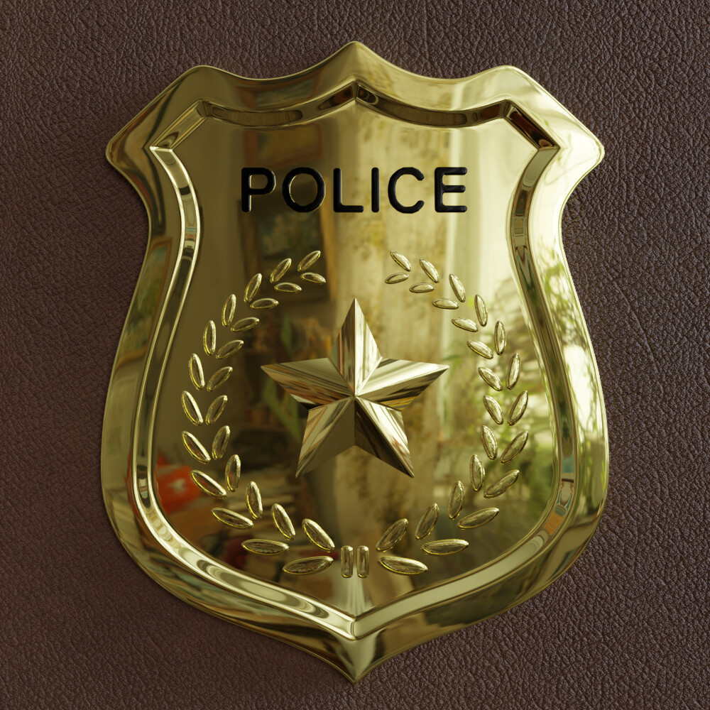 ArtStation - Police Badge