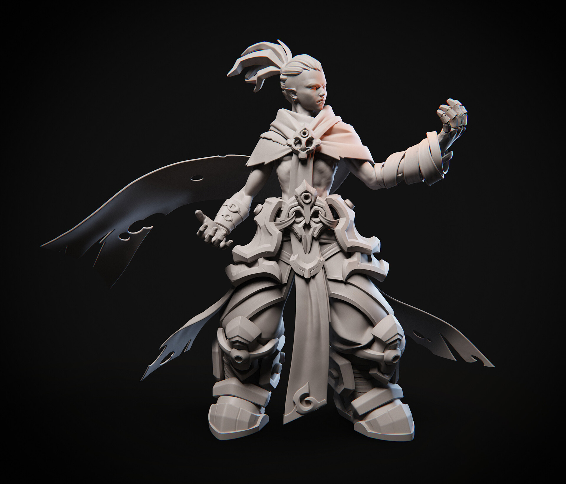 ArtStation - 3d Fire boy
