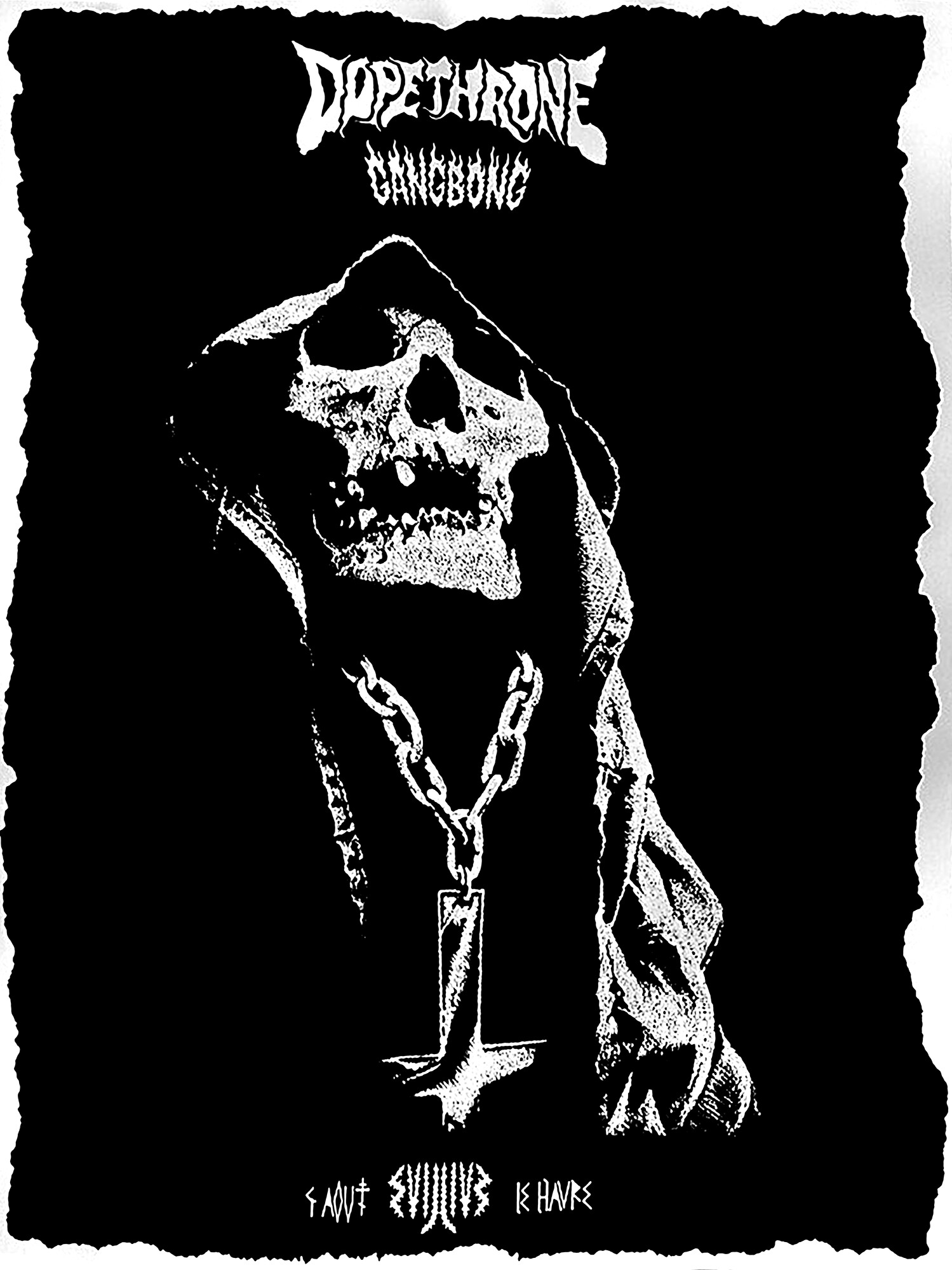 ArtStation - Dopethrone screenprint gigposter