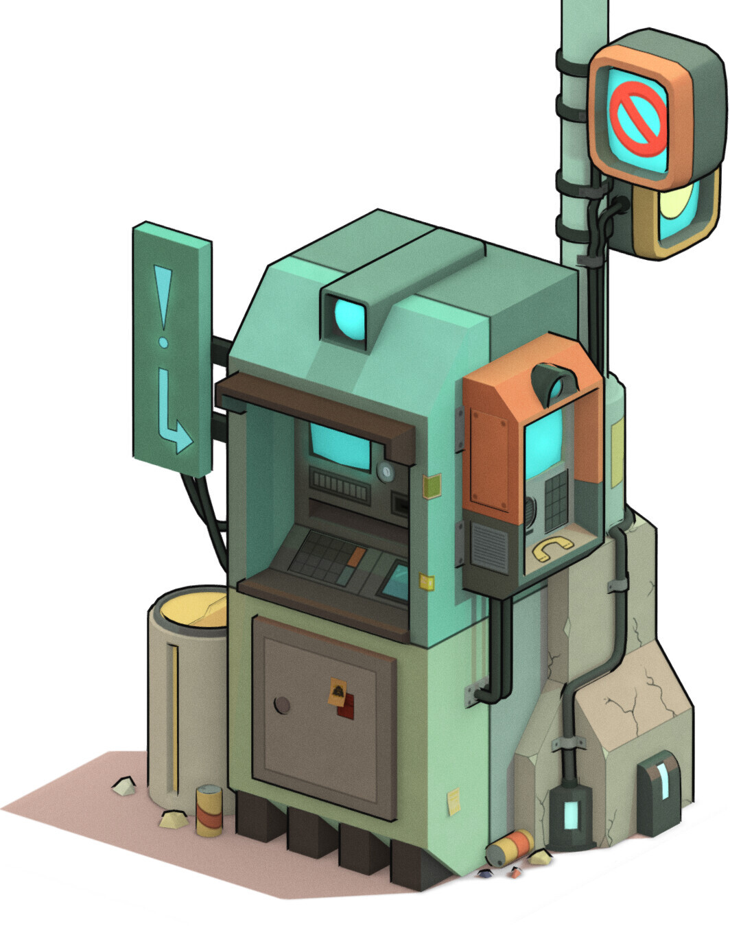 ArtStation - Cyberpunk ATM