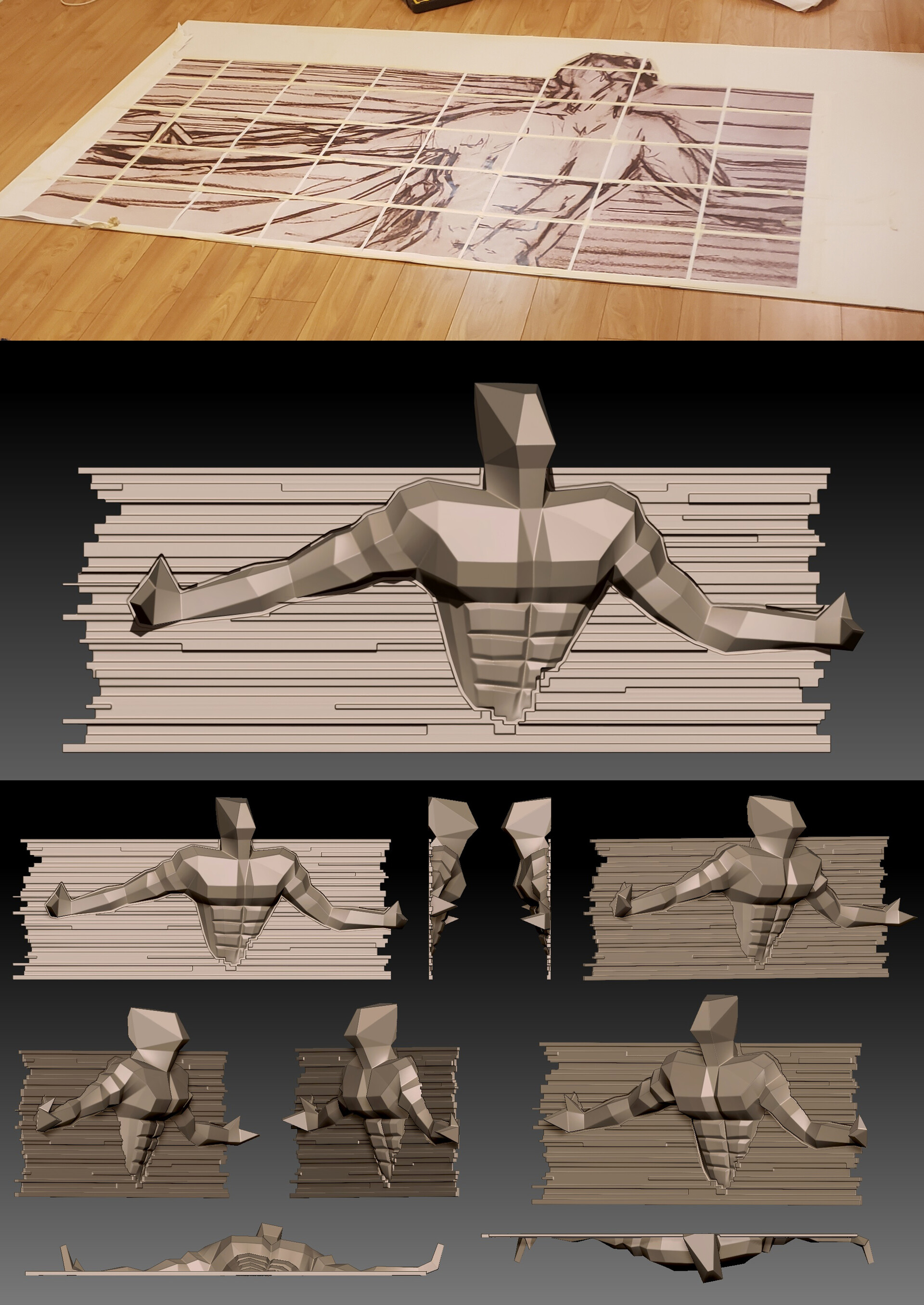 ArtStation - Bas-relief for manufacturing