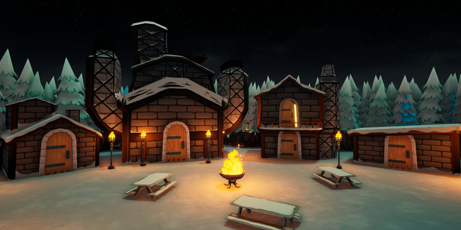 ArtStation - Dwarven Buildings, Benches and Braziers