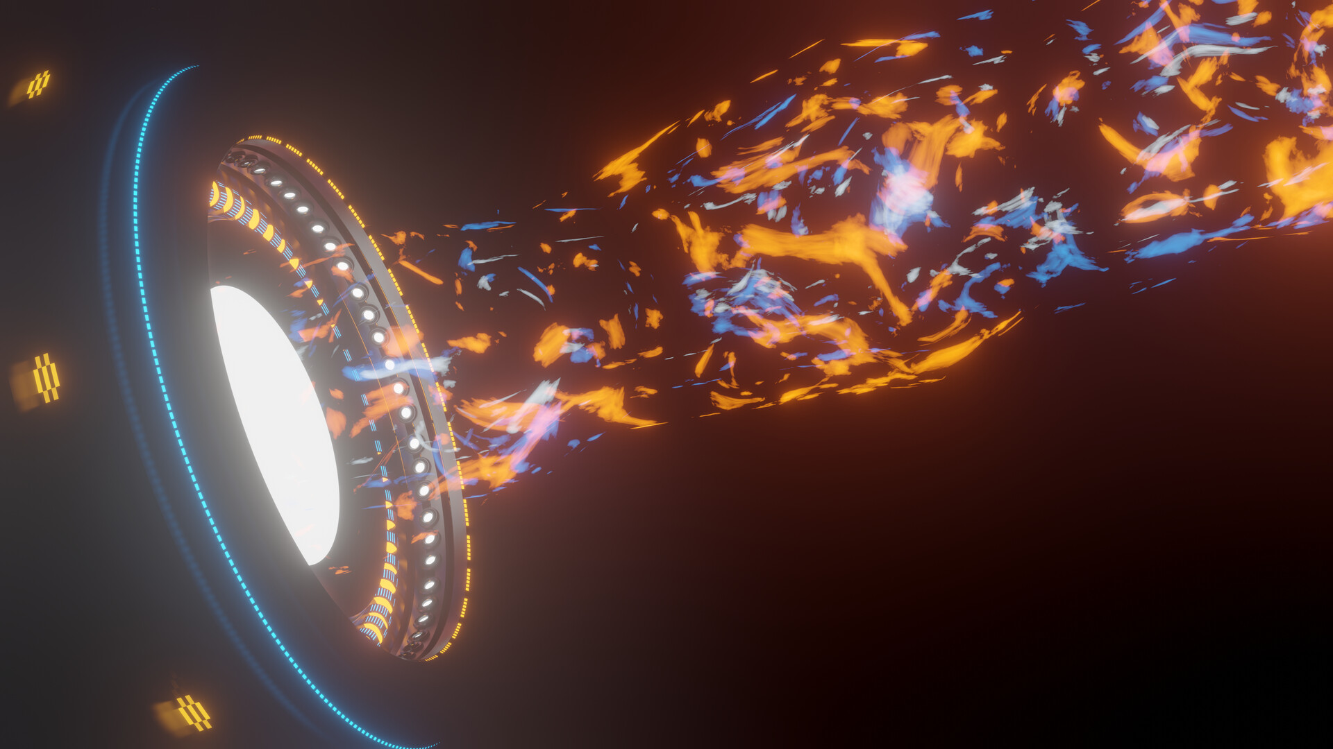 ArtStation - Particle Beam FX in EEVEE