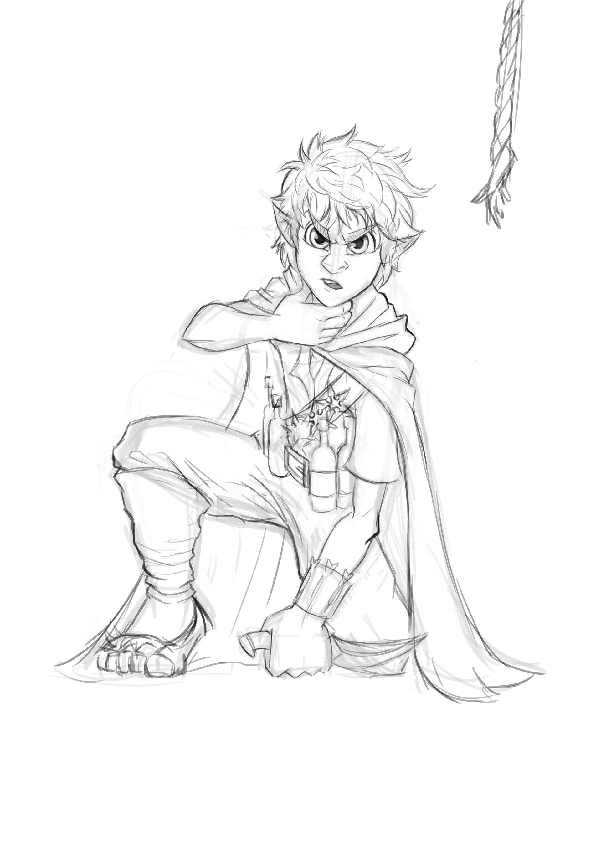 how to draw jack frost full body