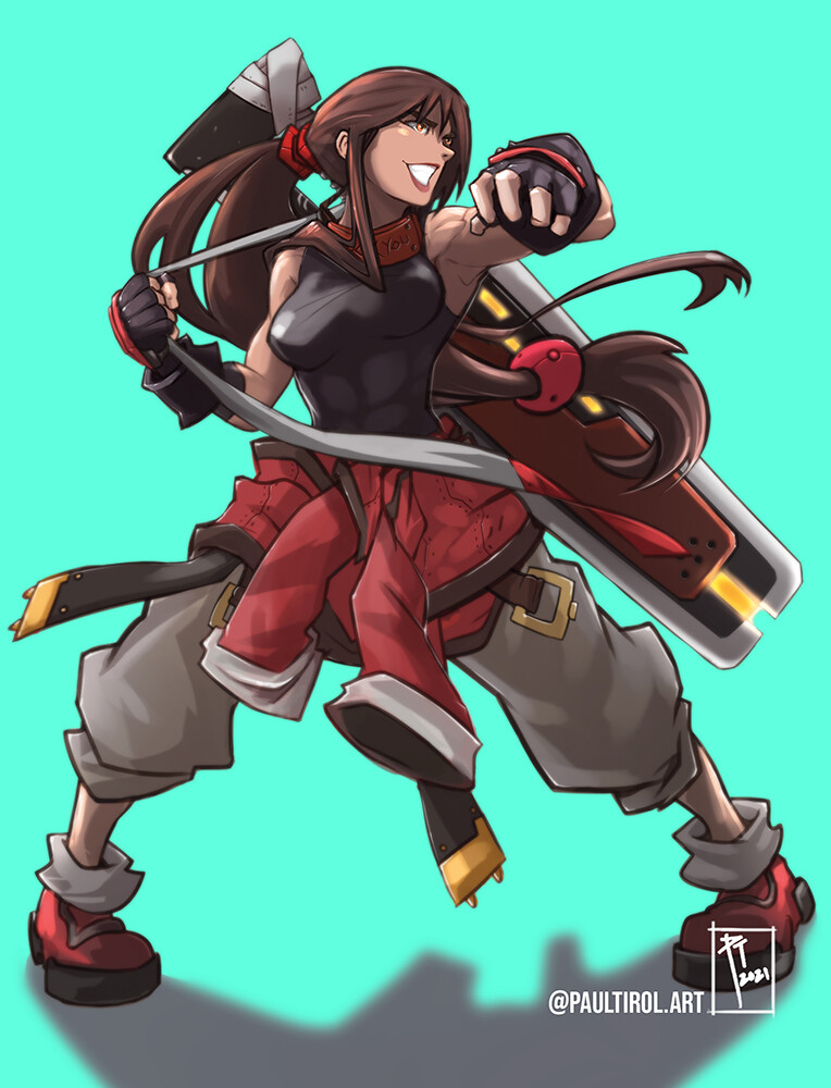 ArtStation - Sol badguy Genderbend