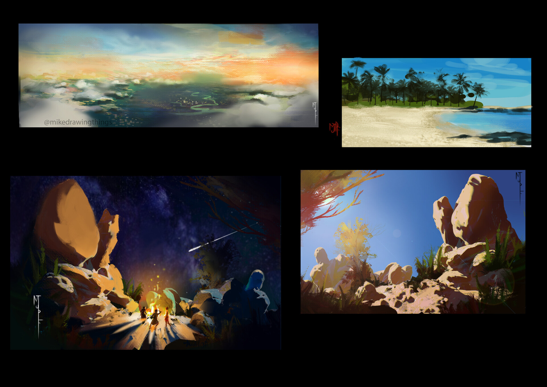 ArtStation - Colour comps2