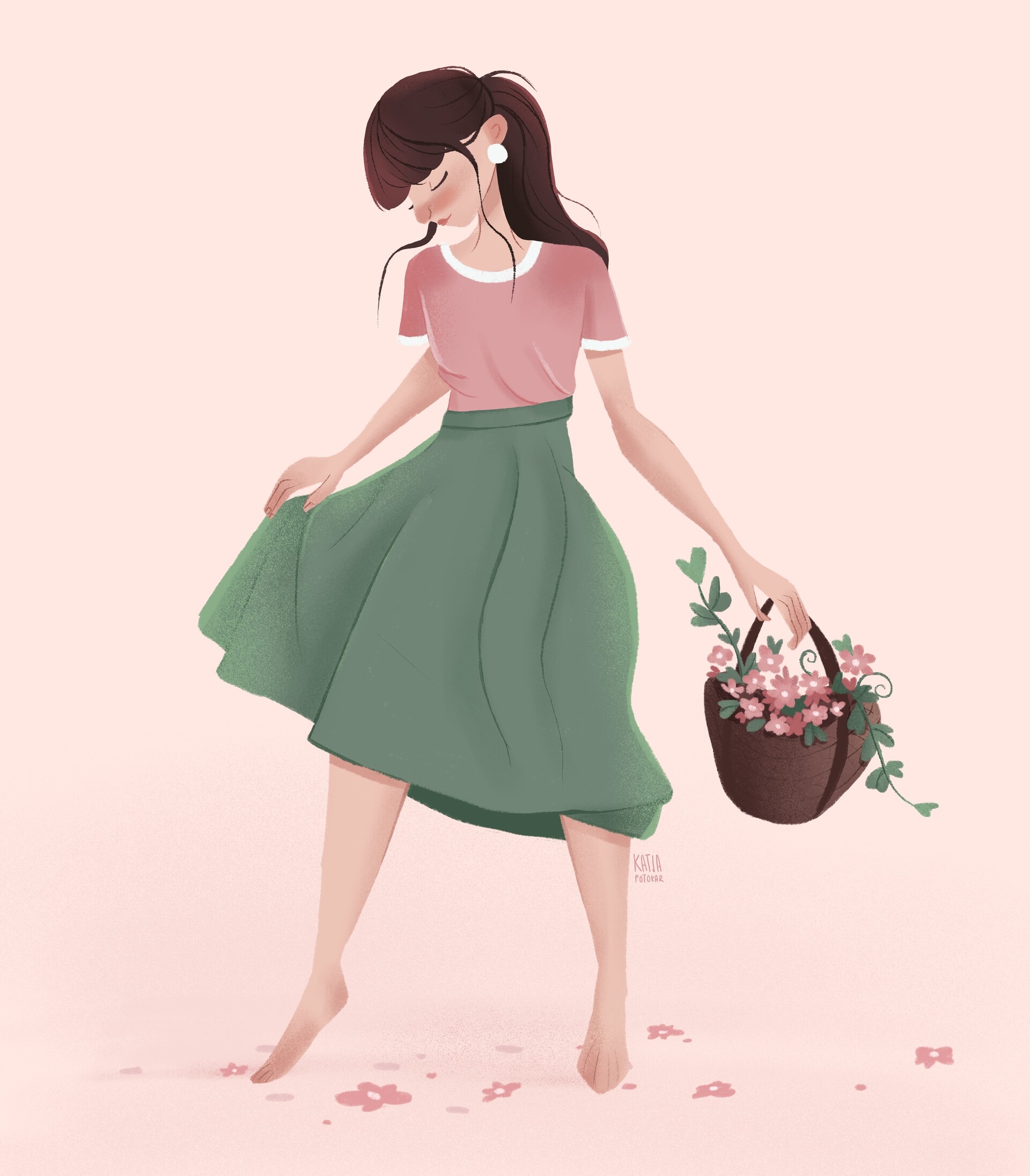 ArtStation - Flower_Girl