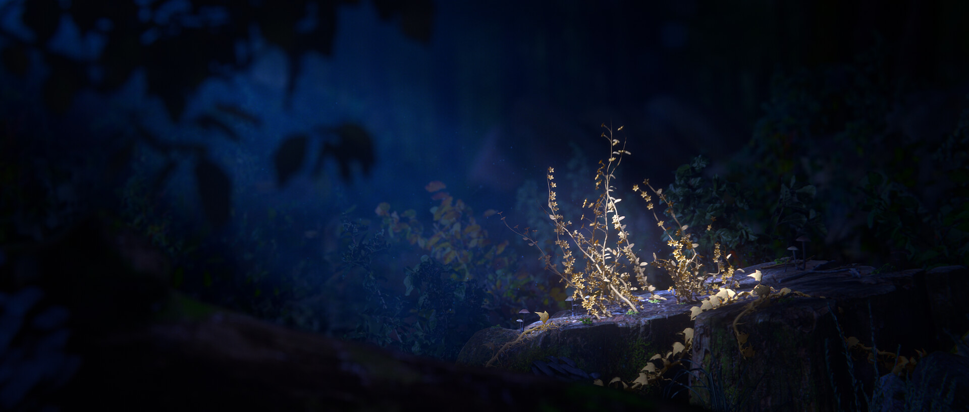 ArtStation - Blue forest