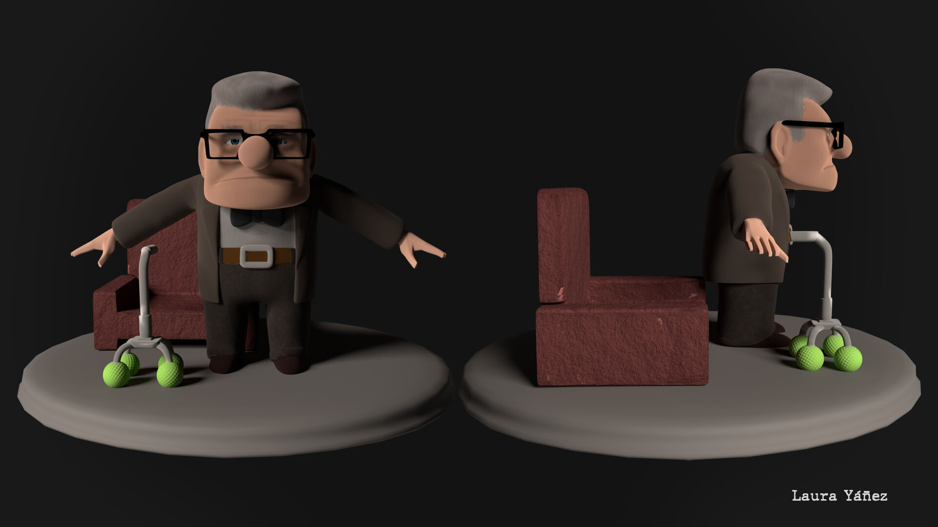 ArtStation - 3D Carl from UP
