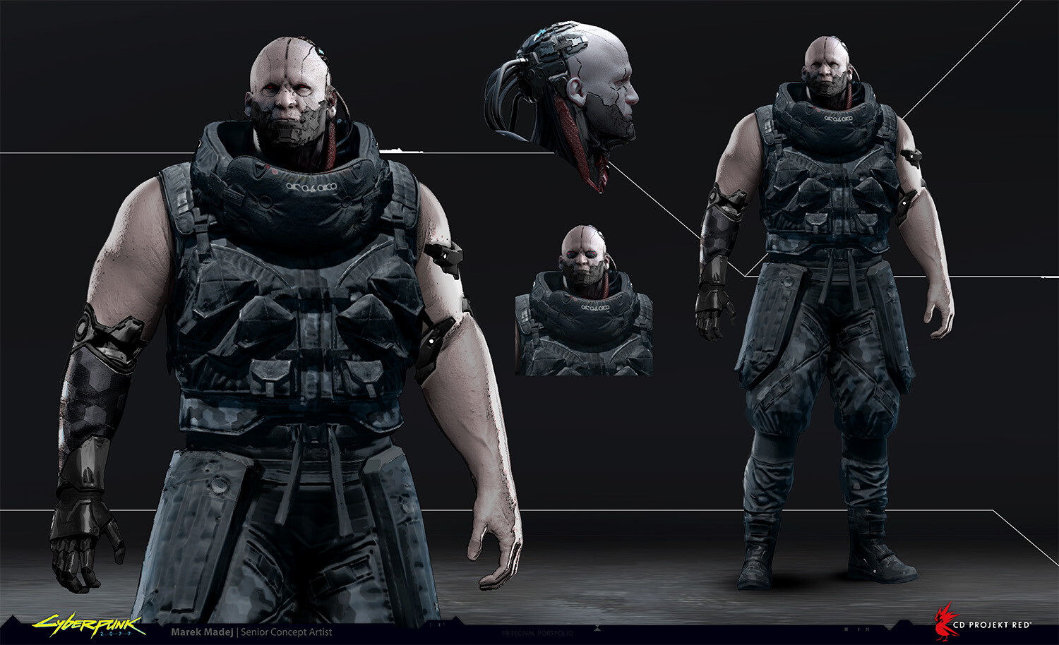 Cyberpunk 2077 Adam Smasher 2020 Design by Marek Madej — ProUser.Me
