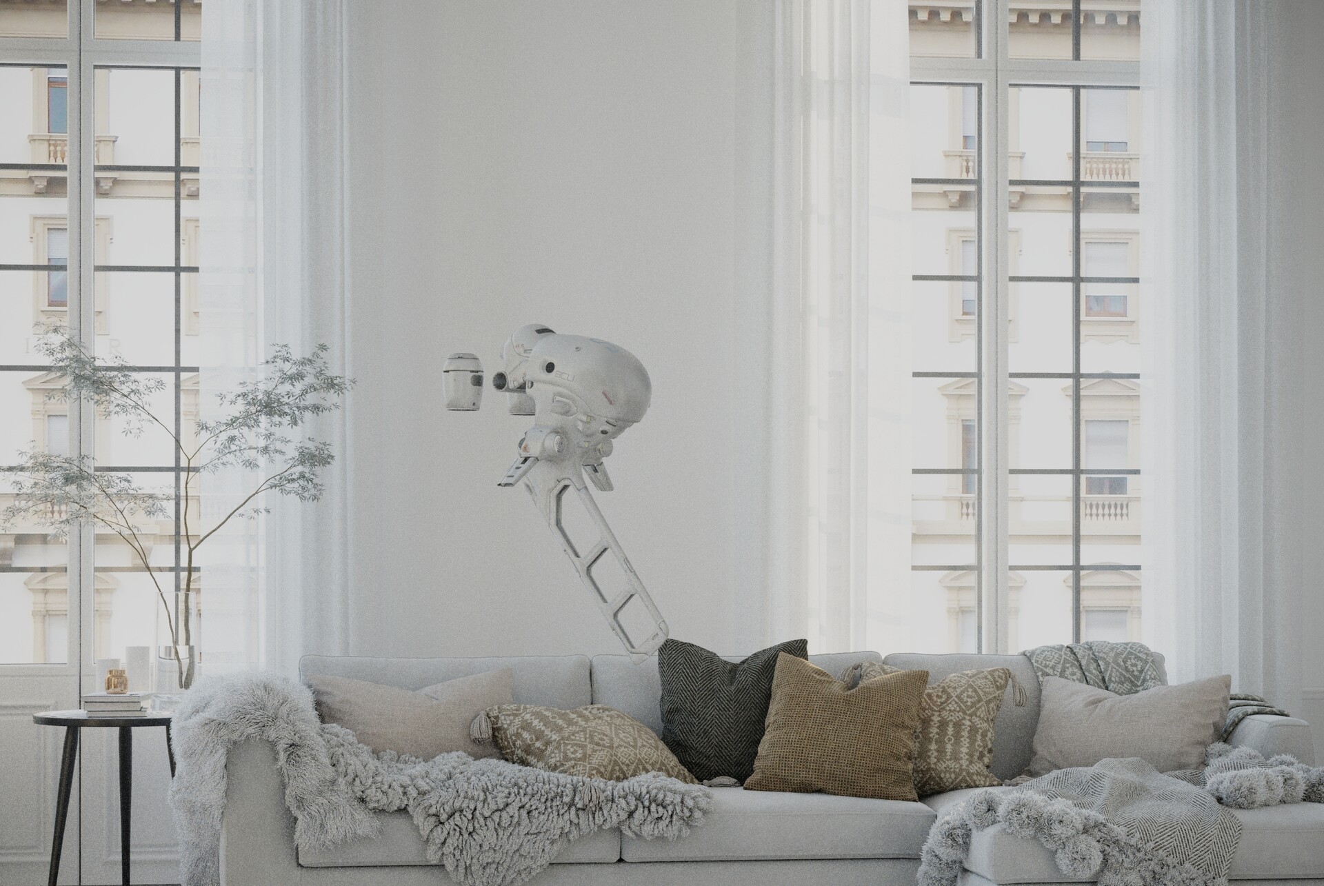 ArtStation - Fluffy sentinel archviz Scandinavian