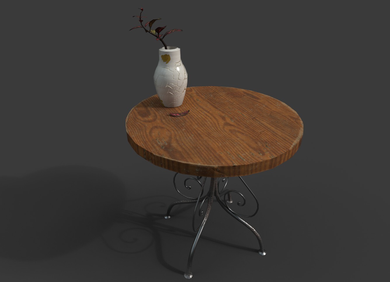 ArtStation - Table and plant
