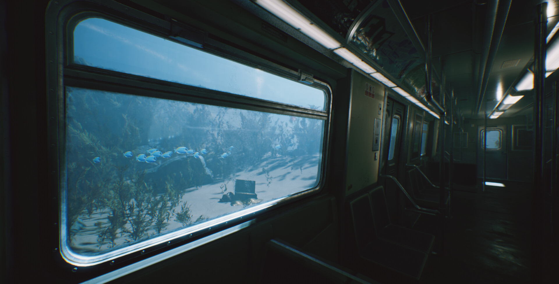 ArtStation - Underwater Subway