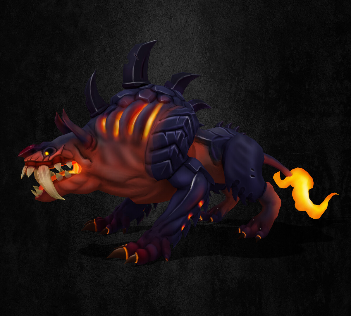 ArtStation - Hellhound_Monster