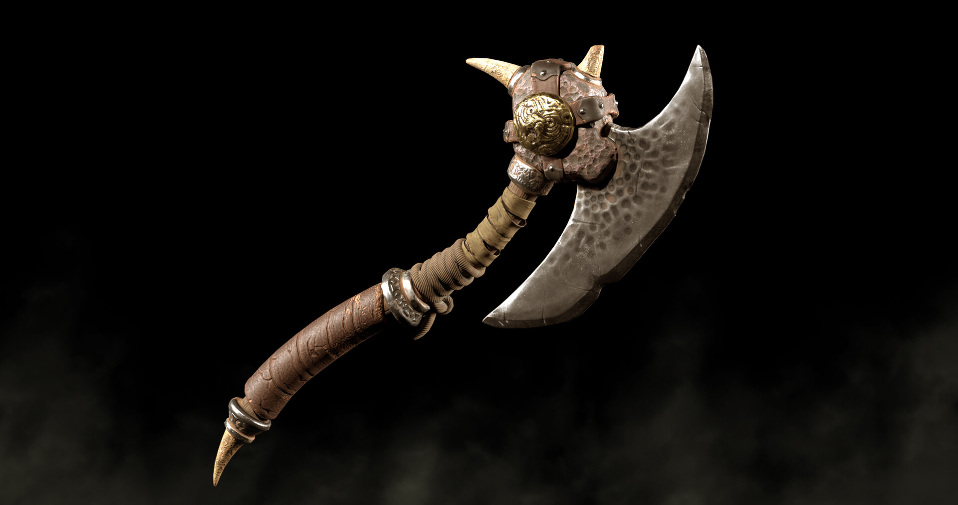ArtStation - Battle-Axe - Warrior Hippo
