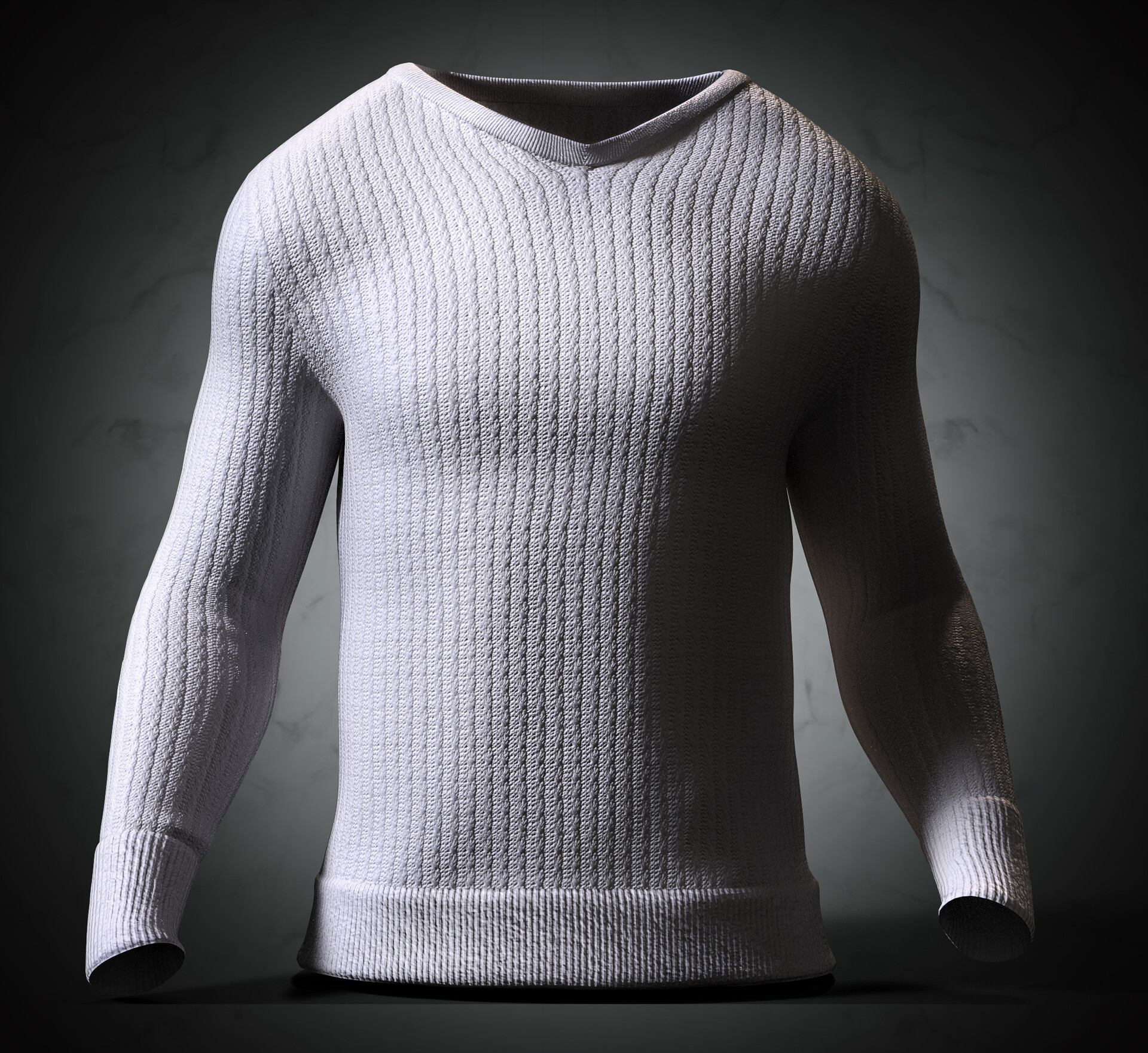 ArtStation - Male white t-shirt