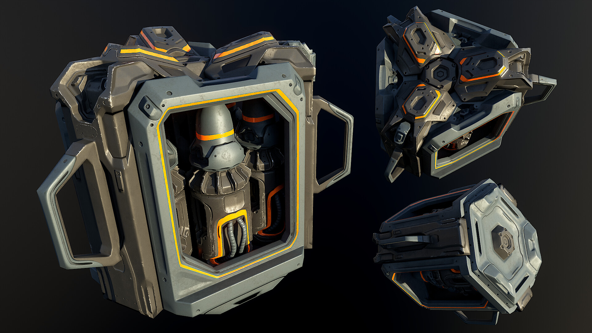 ArtStation - Weapon Charge Crate