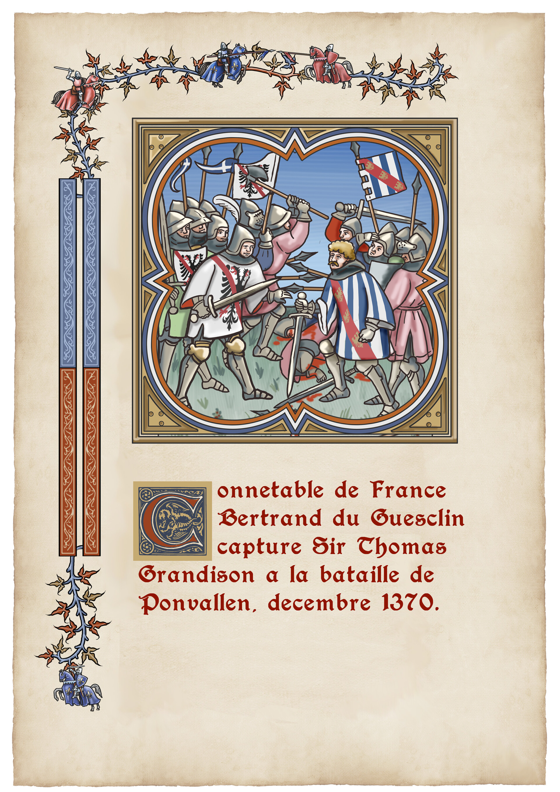 ArtStation - Medieval manuscript miniature