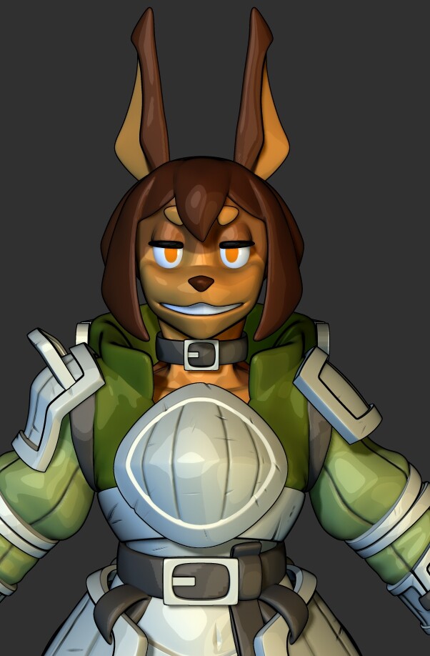 ArtStation - Rory - Dog Knight Rpg (concept by CeeHaz)