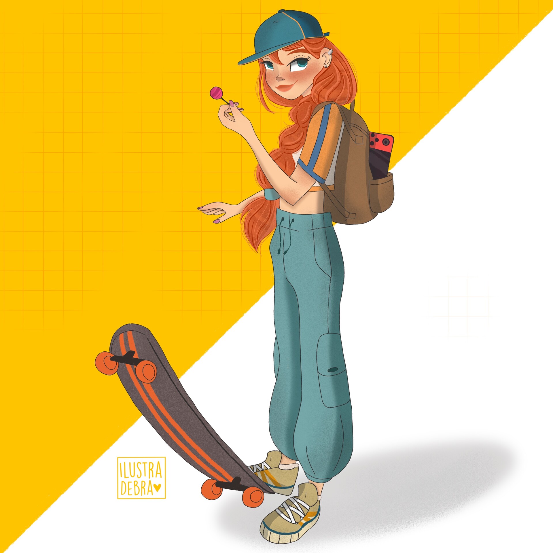 ArtStation - Skate Girl