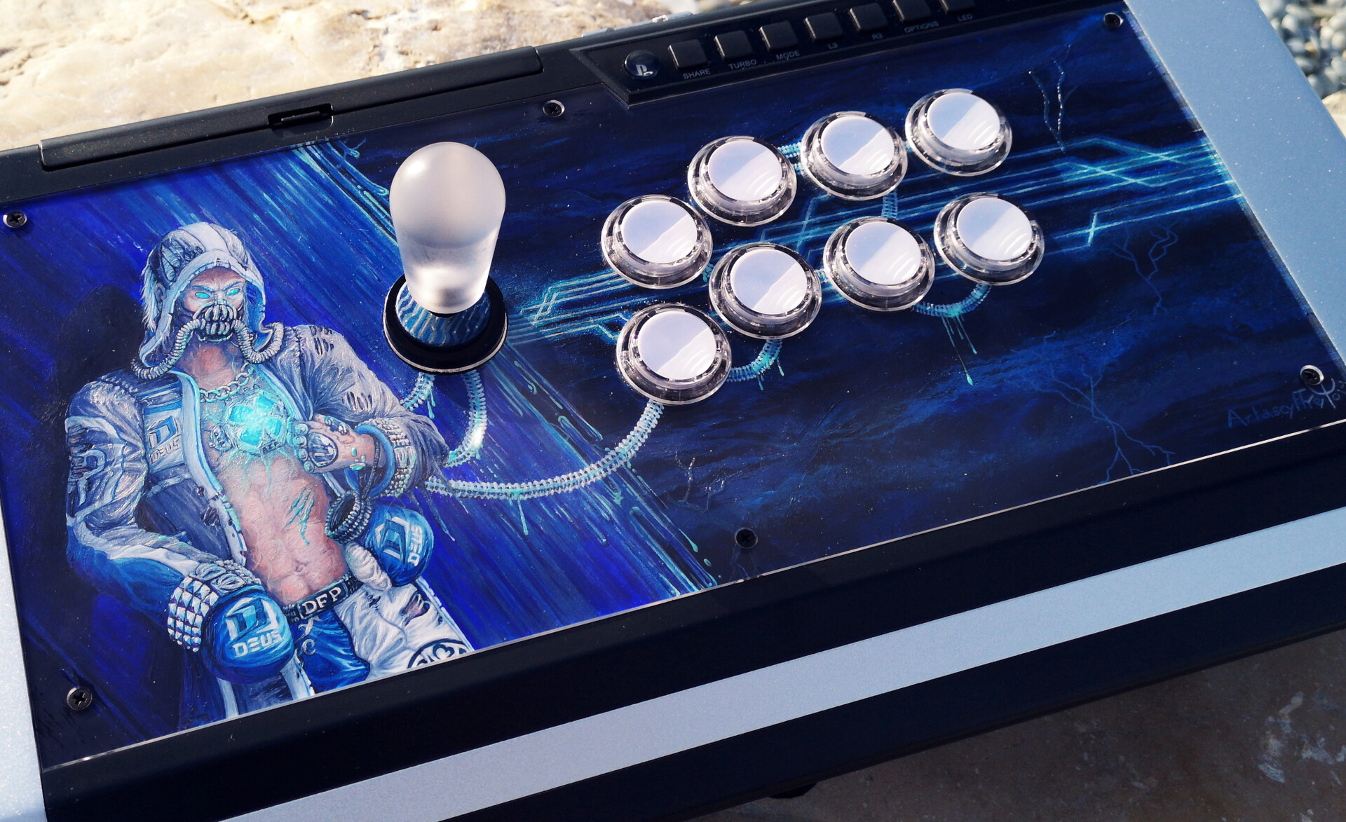 ArtStation - stick arcade Boxeur Cyborg