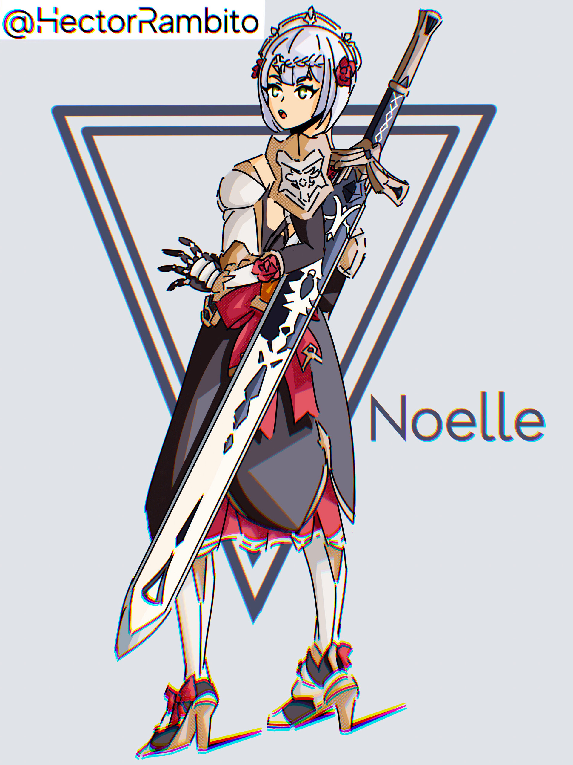 ArtStation - Noelle (genshin impact)