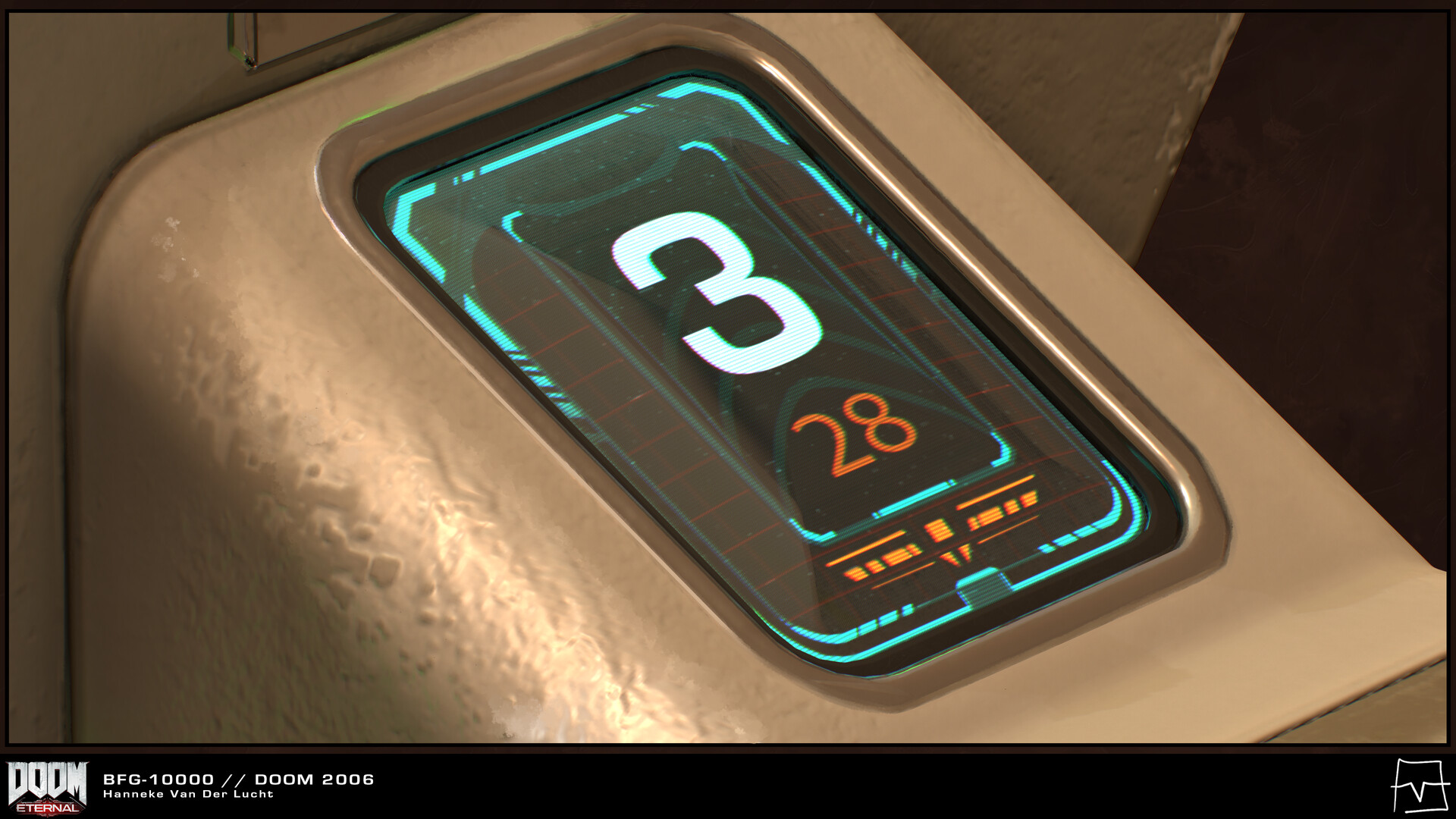 Hanna - BFG-10000 DOOM:Eternal - Fanart