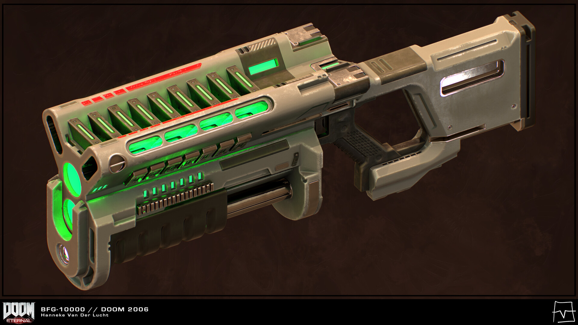 Hanna - BFG-10000 DOOM:Eternal - Fanart