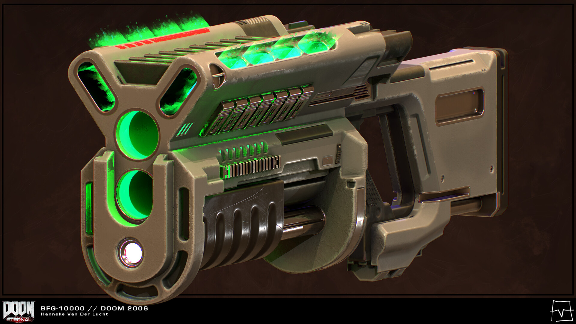 Hanna - BFG-10000 DOOM:Eternal - Fanart