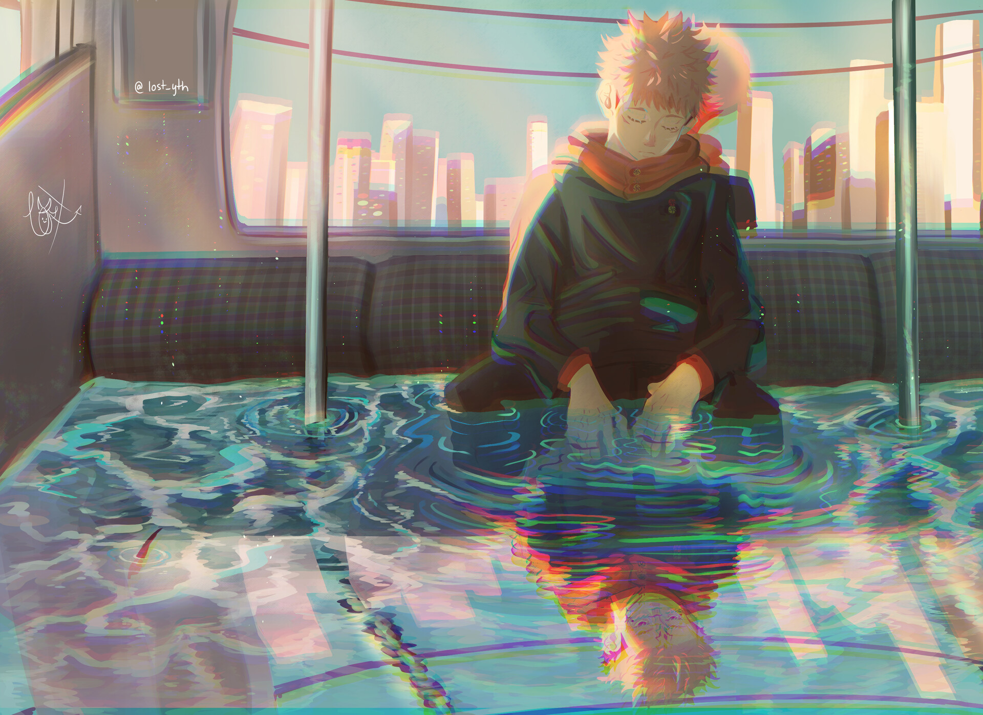 ArtStation - in the train