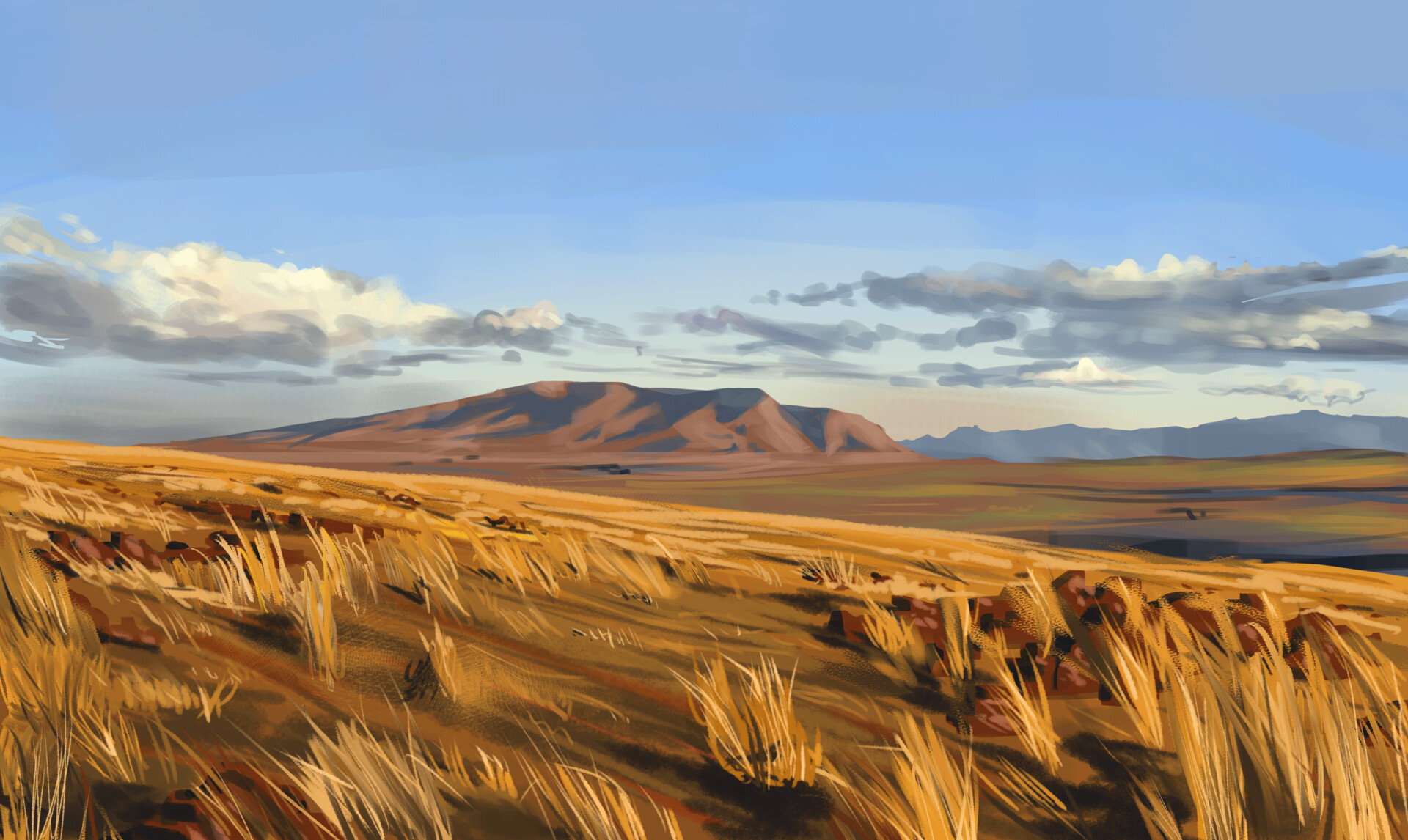 ArtStation - Photo Study - Yellow Plains