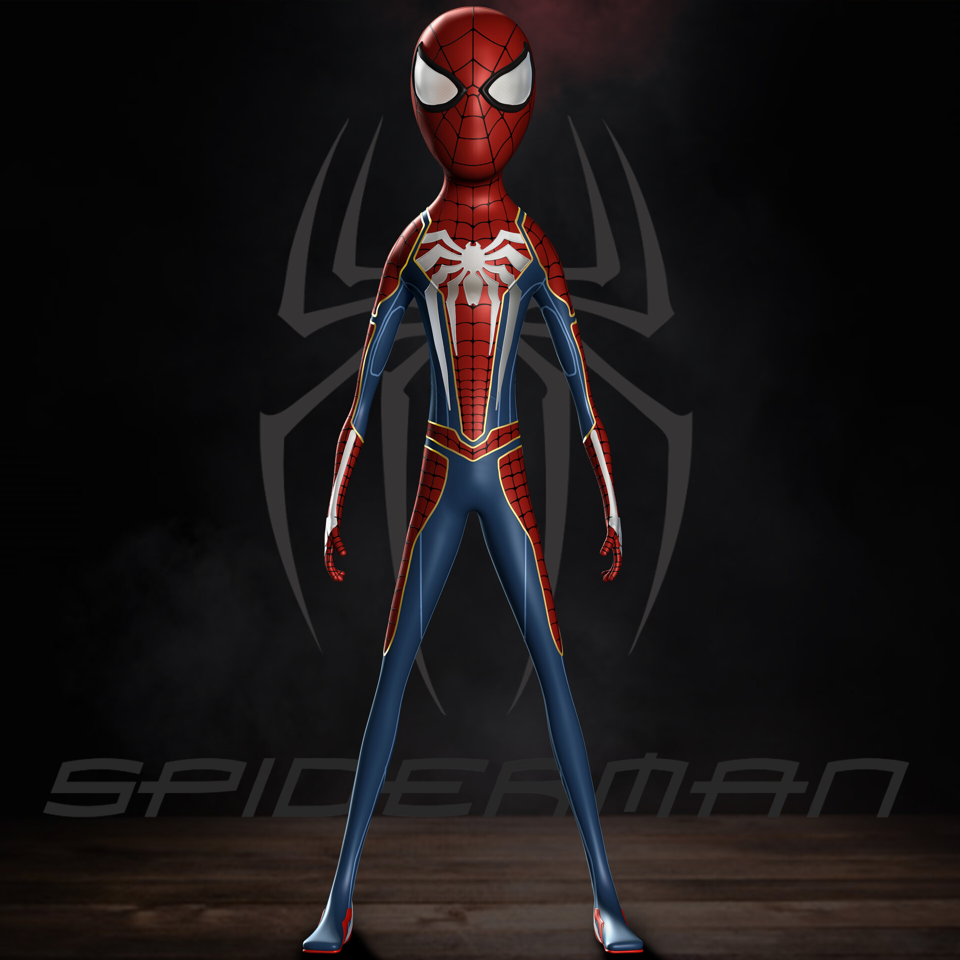 ArtStation - Concept art Spiderman Animated character