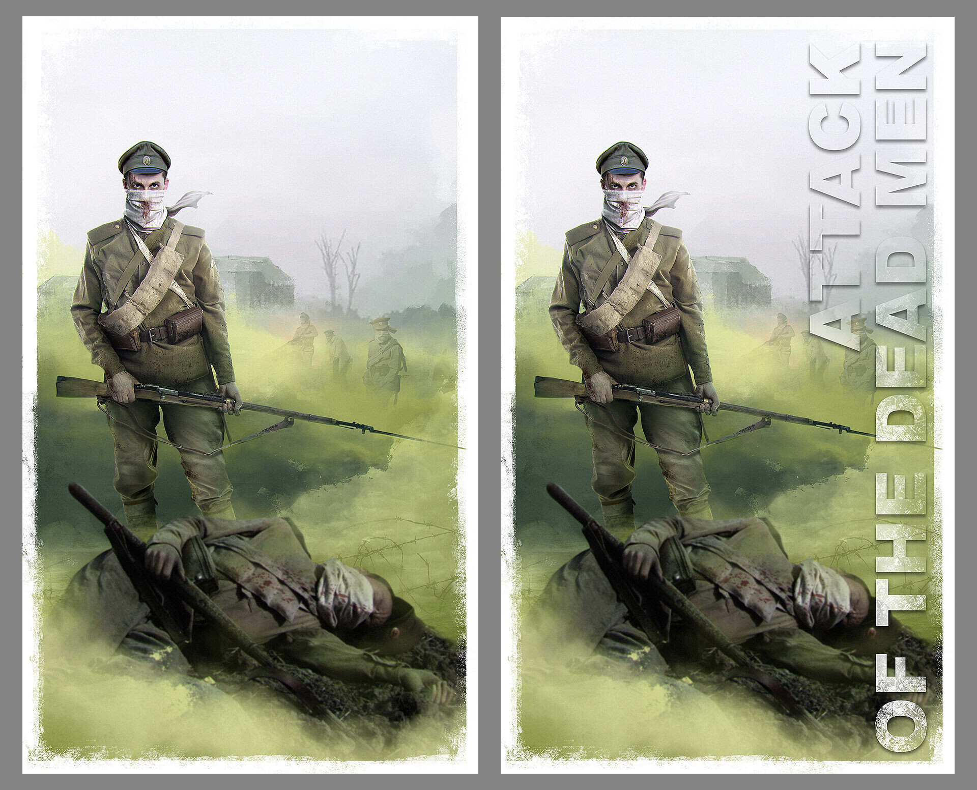 ArtStation - The attack of the dead man