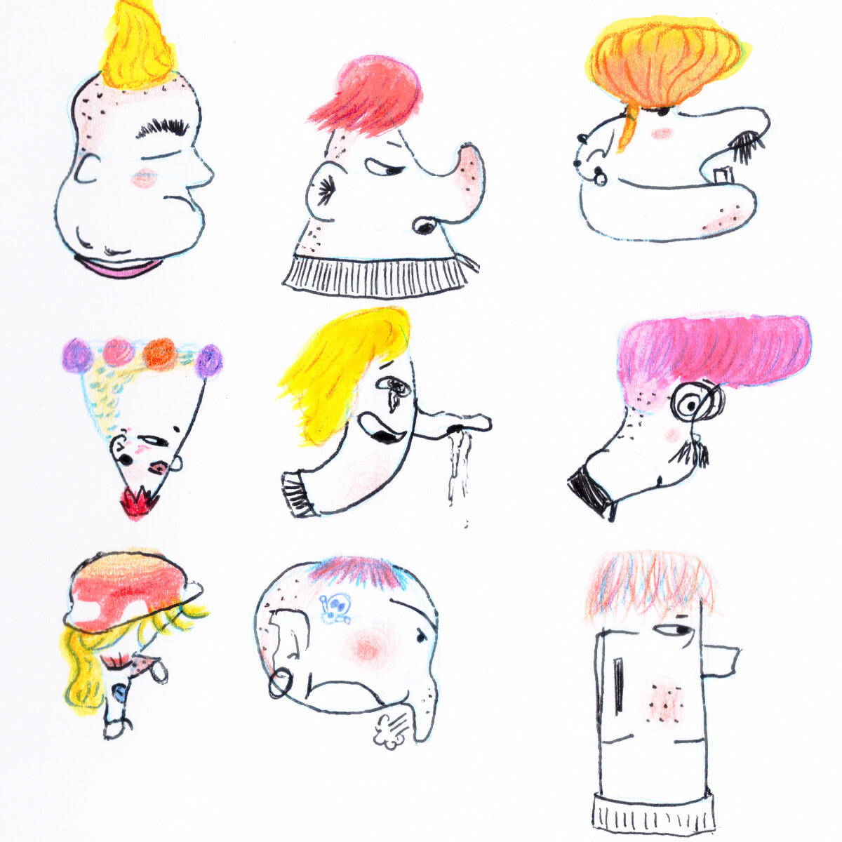 ArtStation - Character Design Head