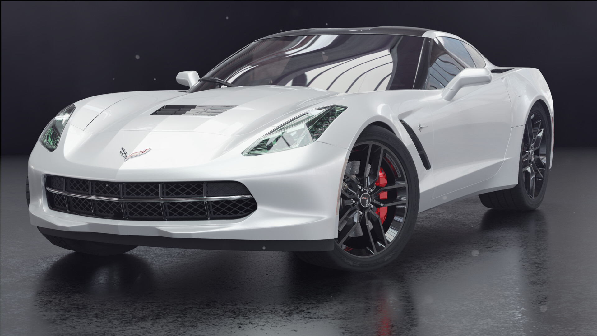 ArtStation - Corvette C7 Stingray