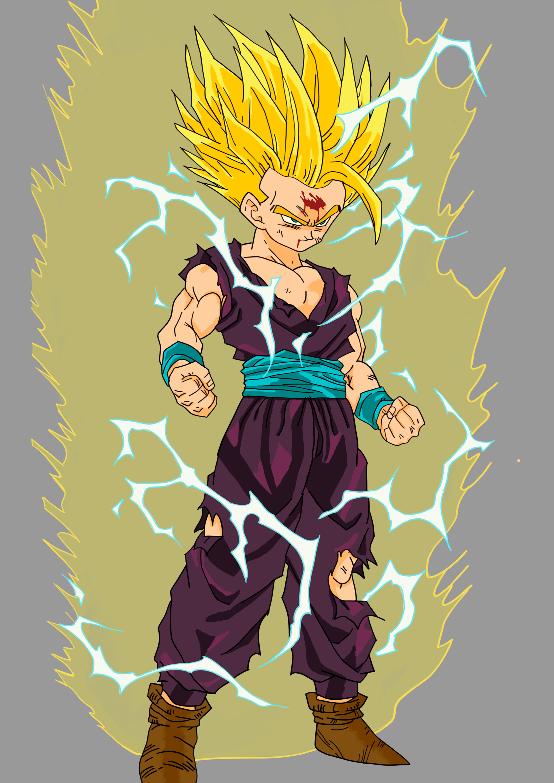 ArtStation - Son Gohan SS2