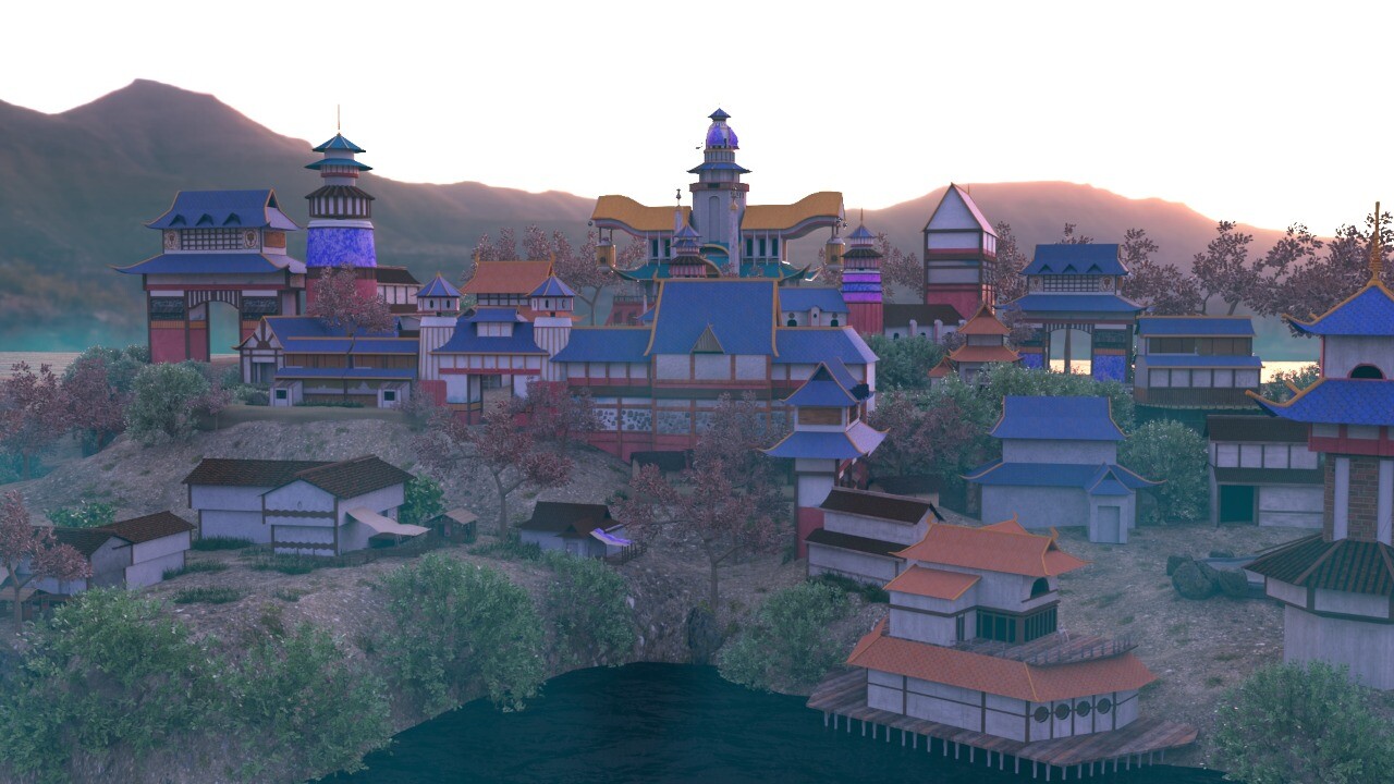 ArtStation - JADE VILLAGE