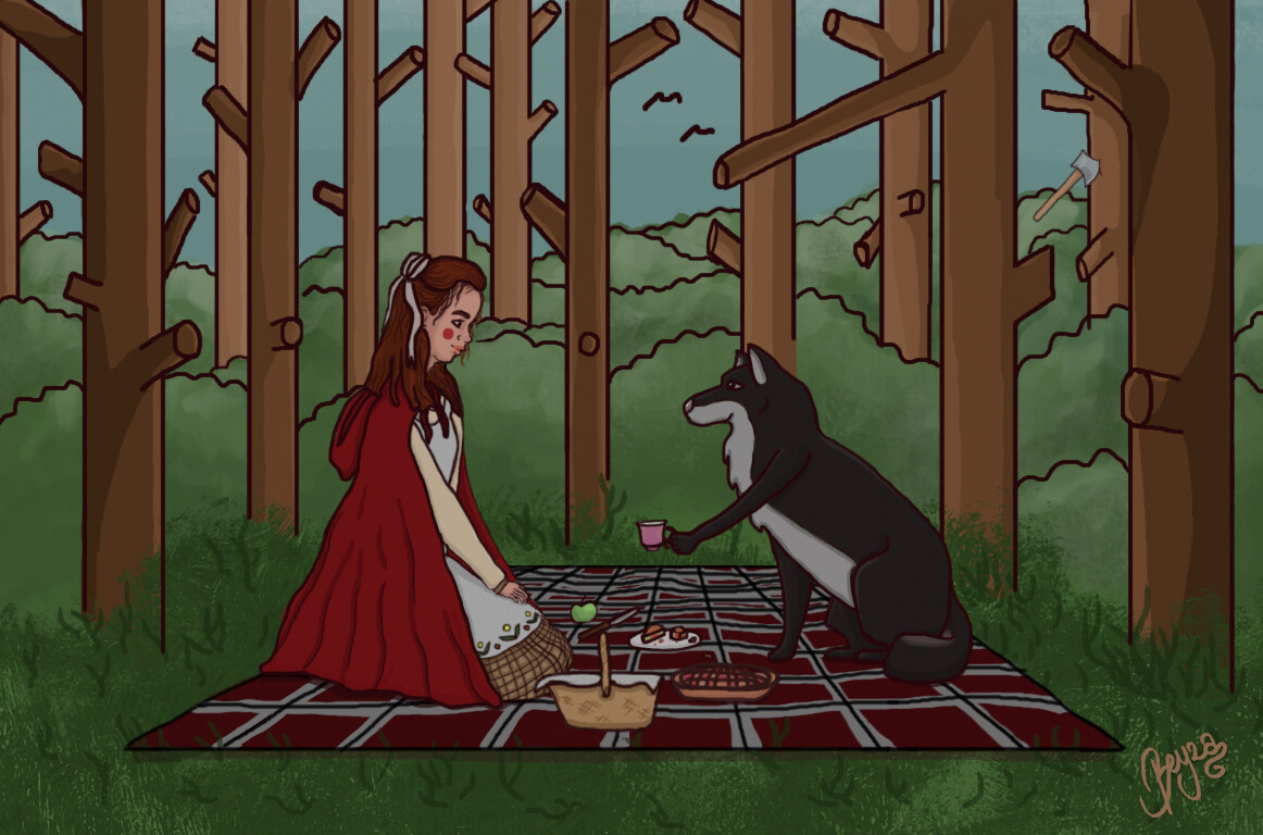 Beyza - Red Riding Hood and The Wolf are Having a Picnic