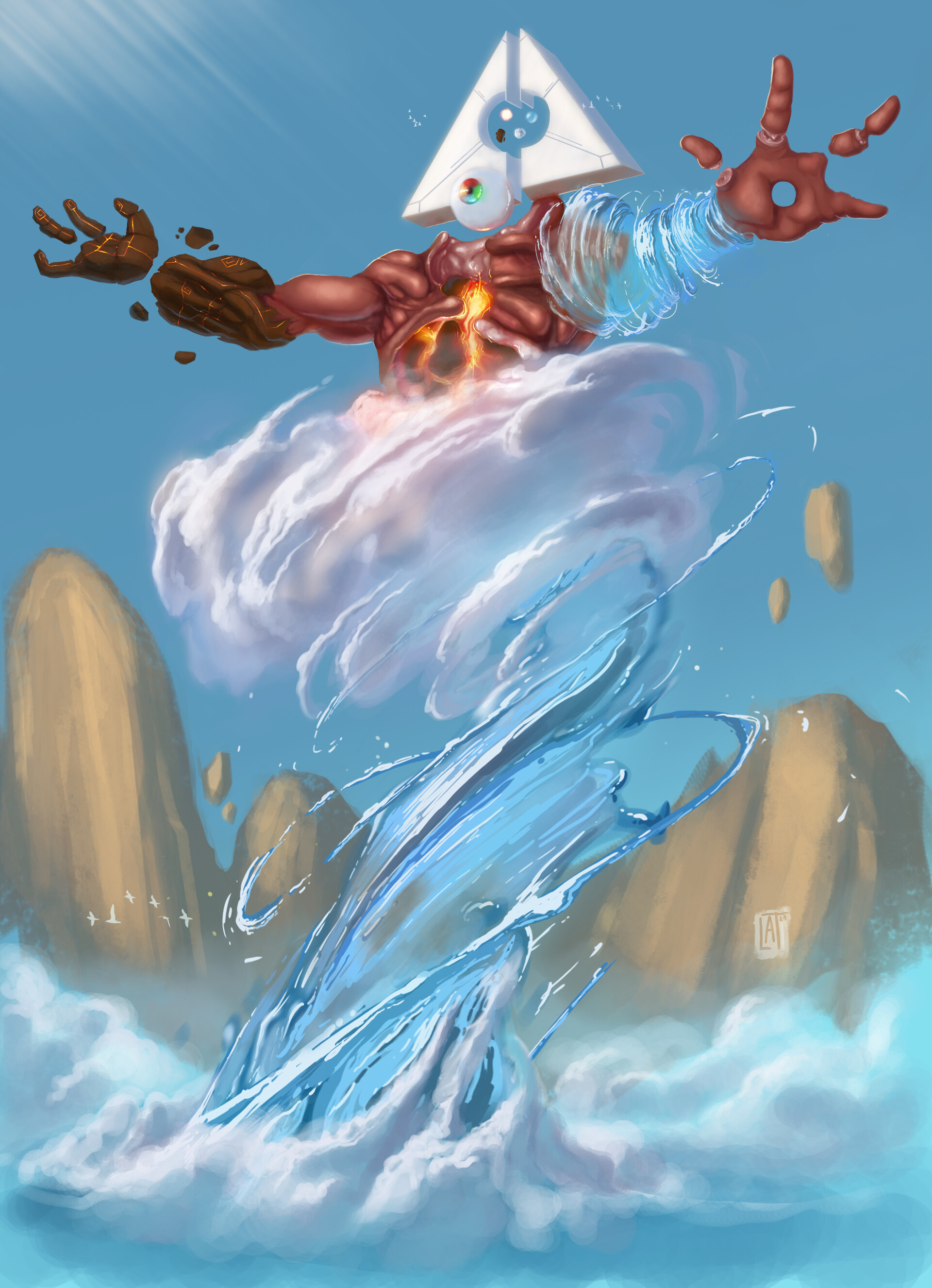 ArtStation - CDC - Elemental Guardian