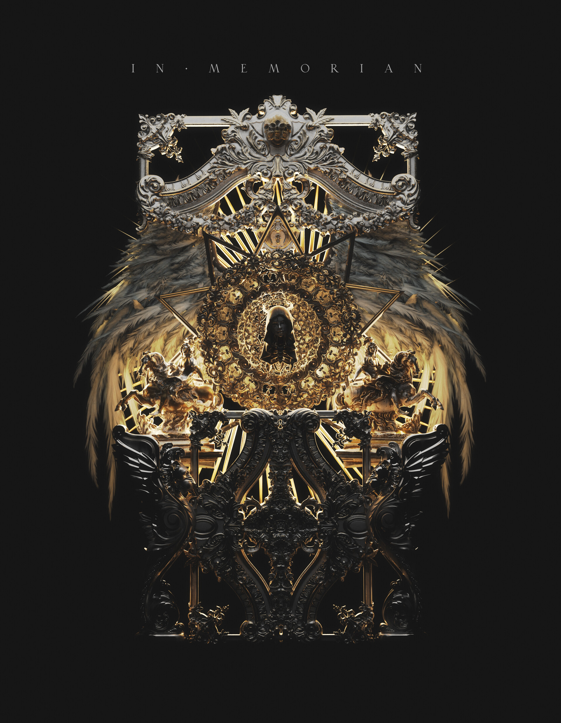 ArtStation - IN - MEMORIAN - DEATH METAL COVER