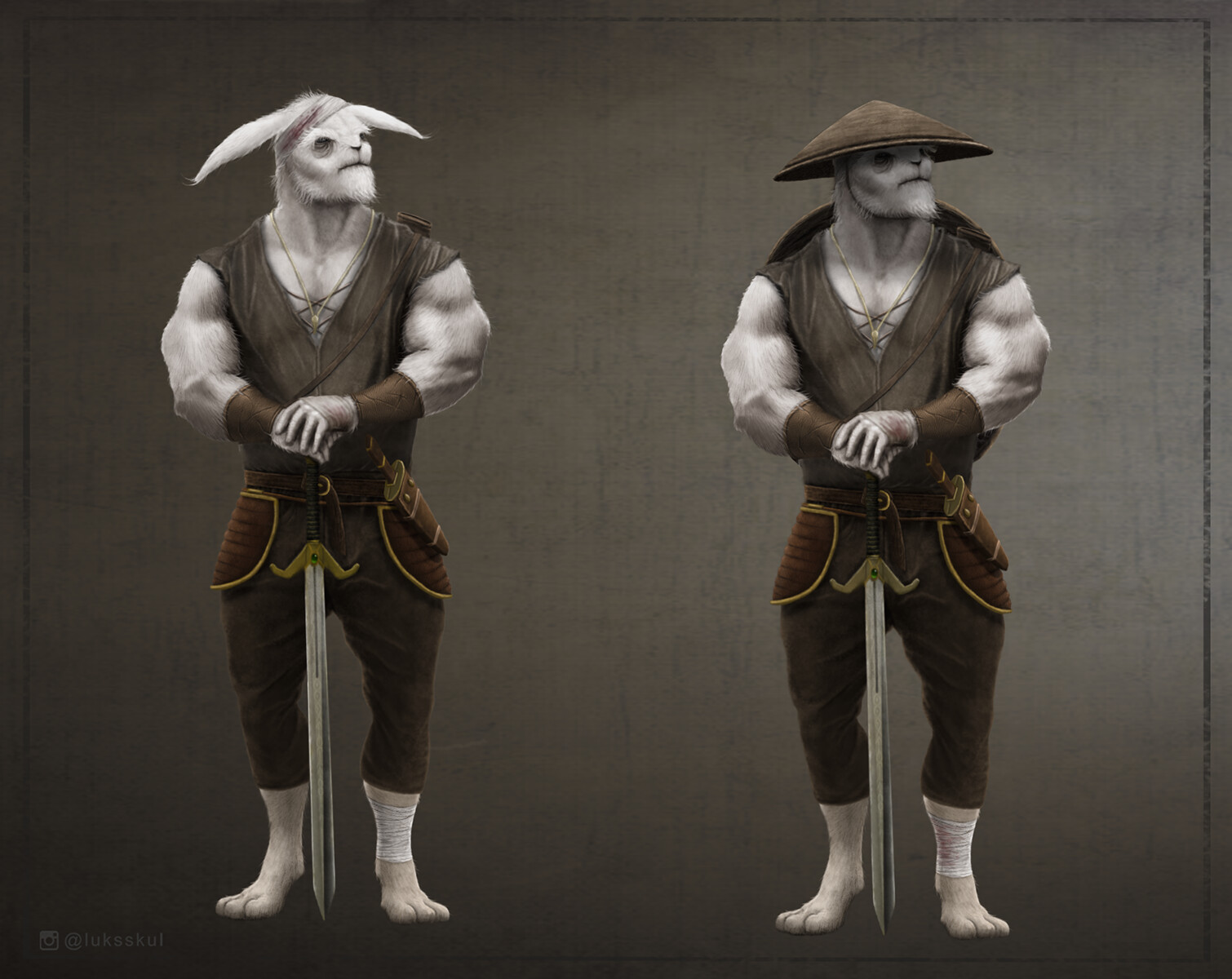 ArtStation - Warrior Rabbit - (Easter Challenge)