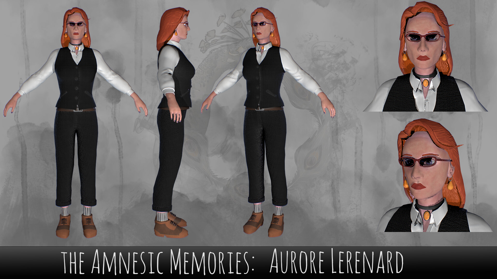 ArtStation - The Amnesic Memories: Character 3D