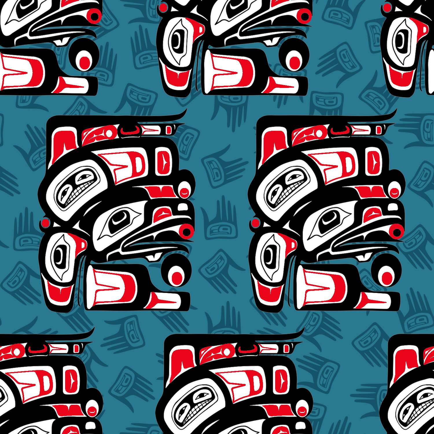Cret - Fabric Swatches for Cree Nisga'a Clothing